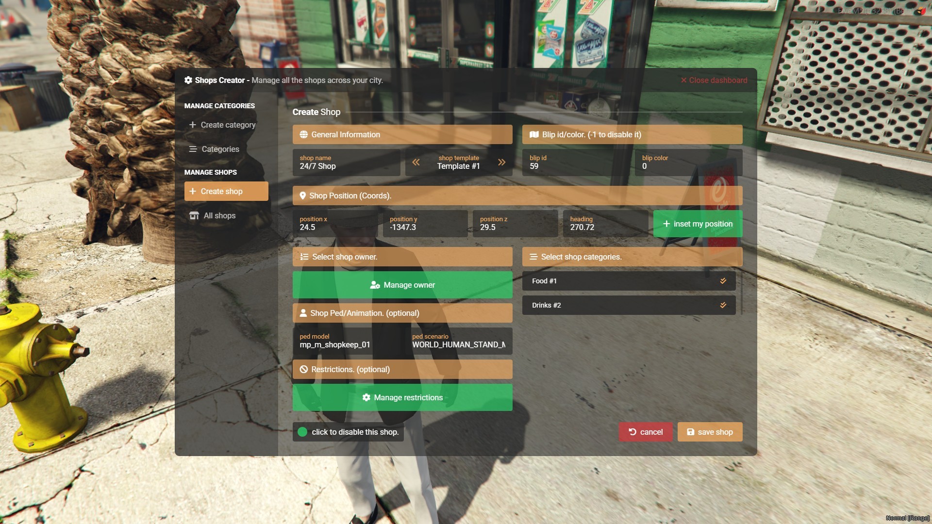CoreM | Shops Creator